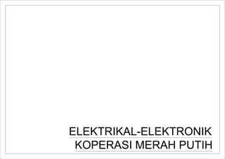 E MEP KOPERASI DESA MERAH PUTIH INDONESIA | PDF