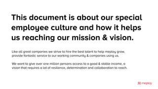 meploy culture deck | PPT