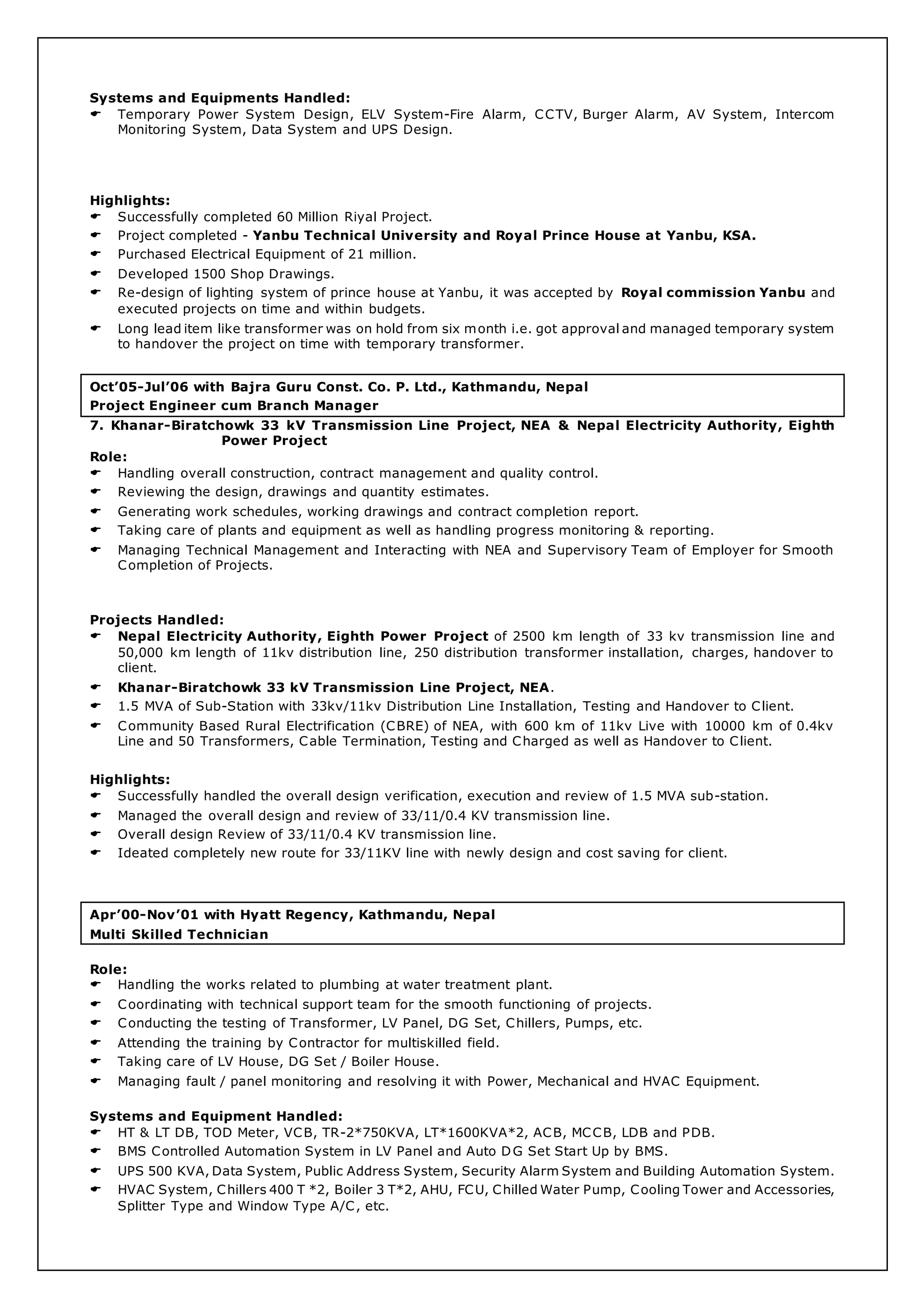 Mep manager surendra yadav 26112016 | PDF