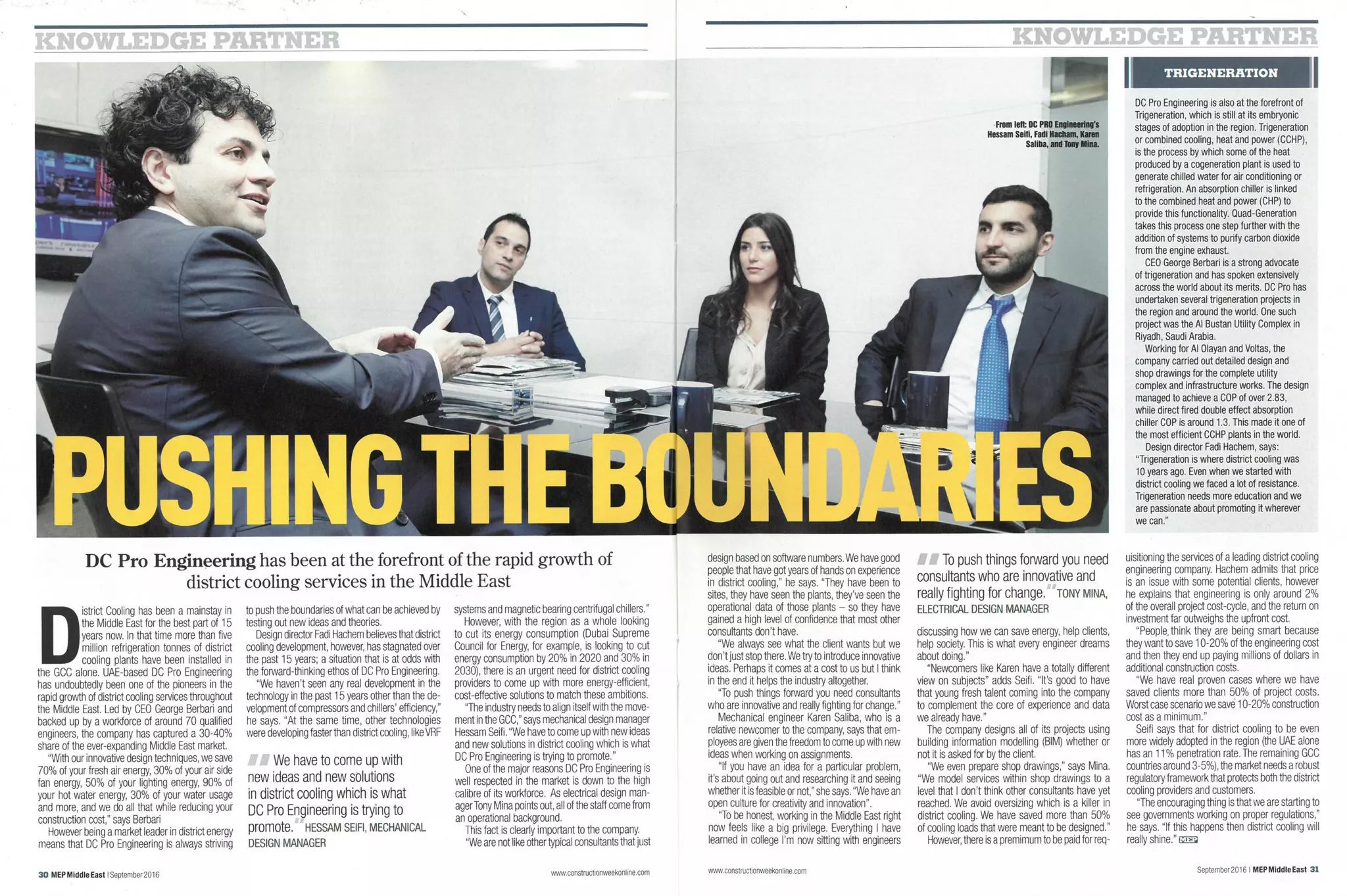 Mep Magazine Sept 2016 featuring DC PRO Engineering | PDF