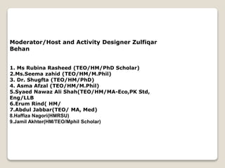 Monetoring and Evaluation Policy 2017 Implication and drawbacks;A panel ...