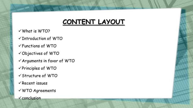ppt on WTO | PPTX