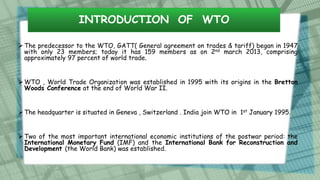 ppt on WTO | PPTX