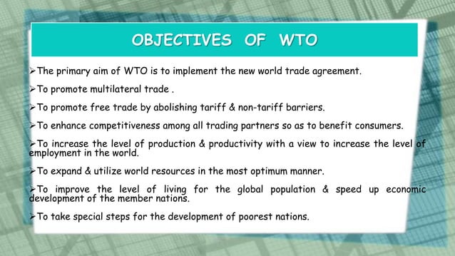 ppt on WTO | PPTX