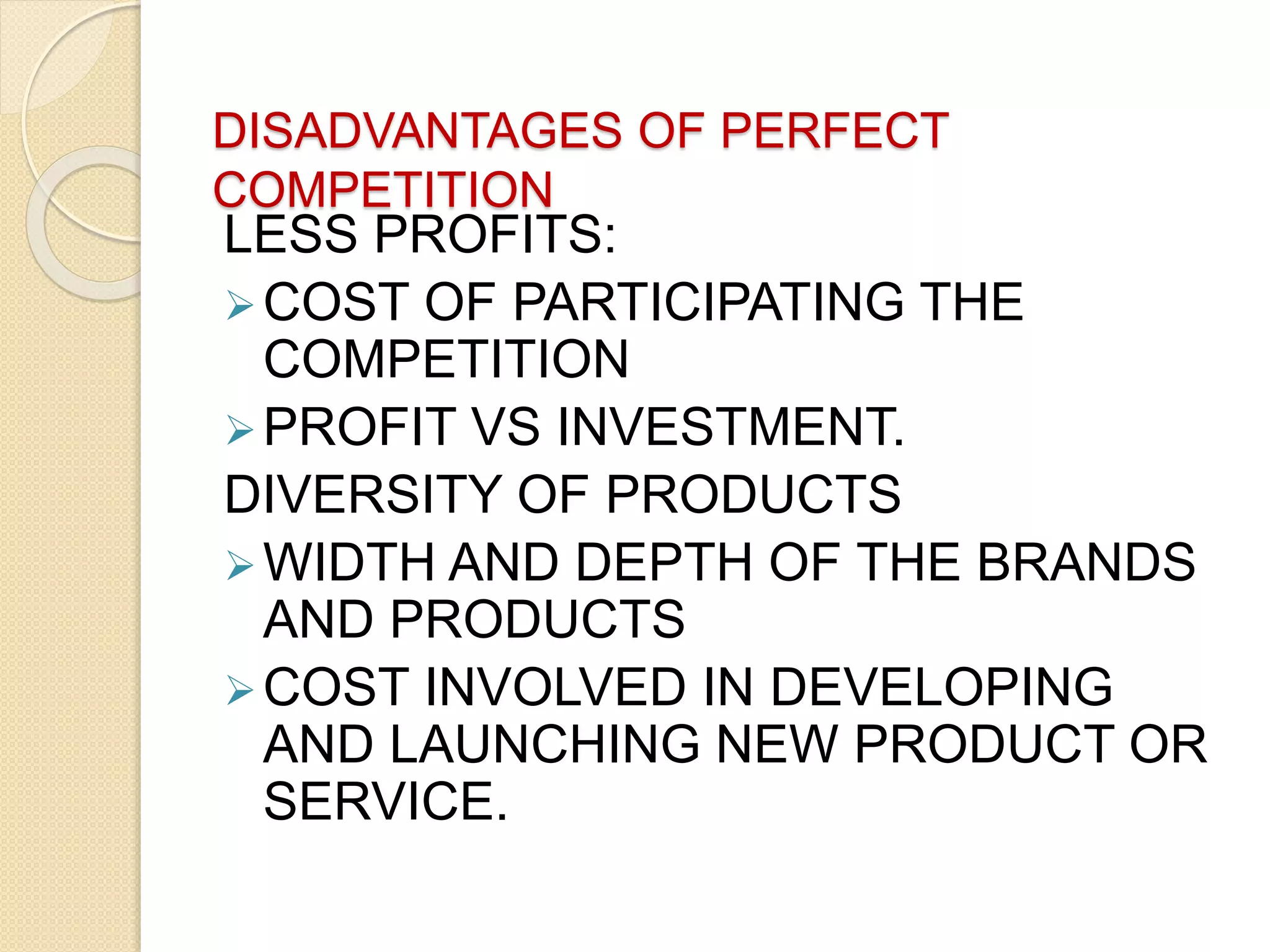 ADVANTAGES OF PERFECT COMPETITION | PPTX | Business | Business and Finance