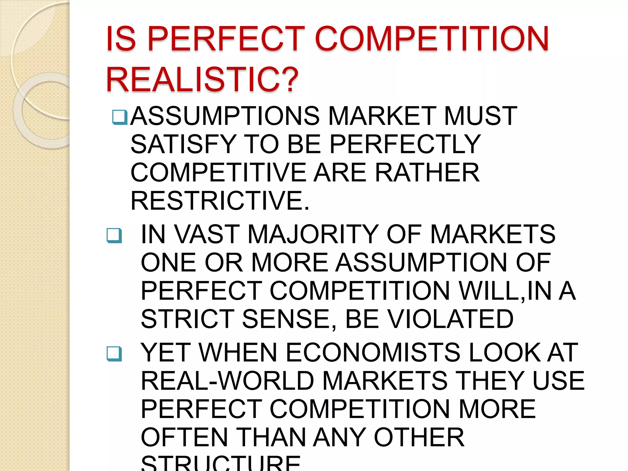 ADVANTAGES OF PERFECT COMPETITION | PPTX