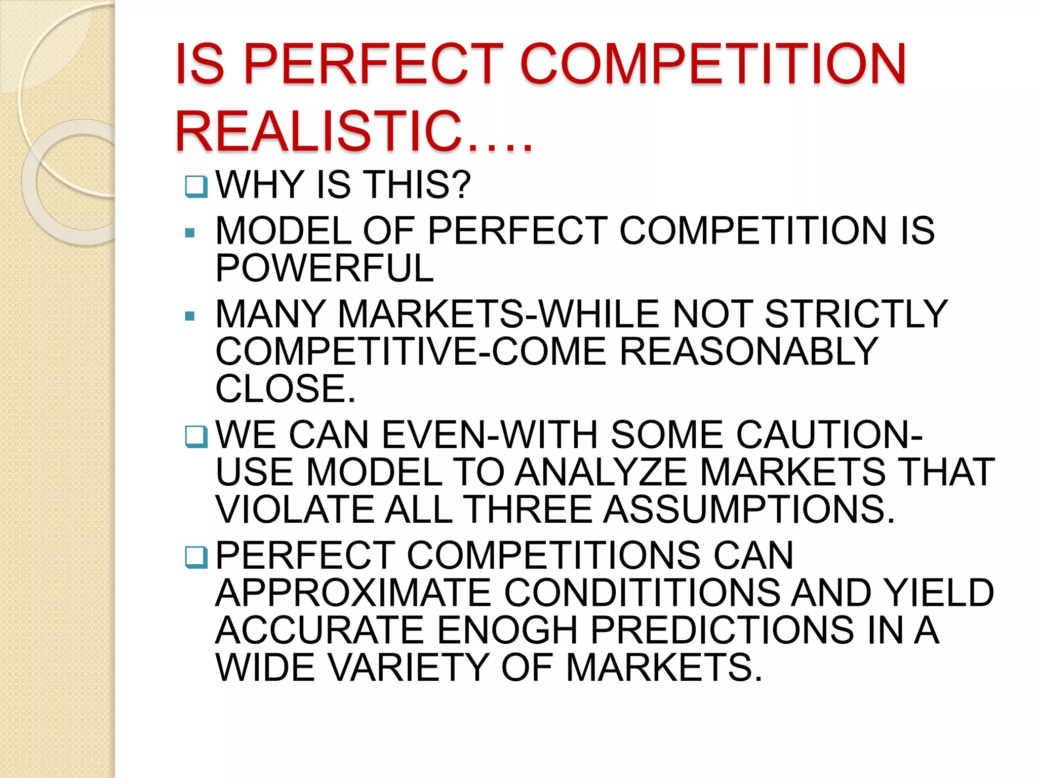 ADVANTAGES OF PERFECT COMPETITION | PPTX