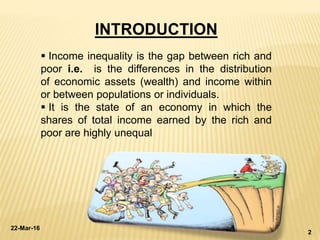 Income Inequality presentation | PPTX