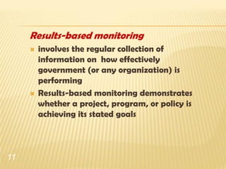 Monitoring and Evaluation: Lesson 2 | PPT