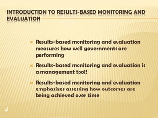 Monitoring and Evaluation: Lesson 2 | PPT