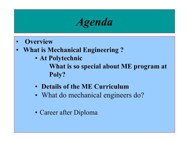 Why You Choose Mechanical Engineering Stream | PPT