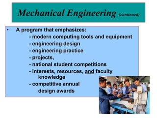 Why You Choose Mechanical Engineering Stream | PPT