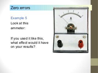 Errors and Error Measurements | PPT