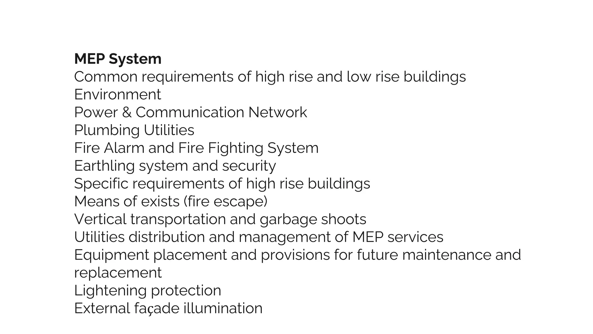 MEP services in High rise buildings.pptx