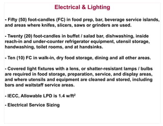 MEP Systems Design in Dining & Restaurants | PDF
