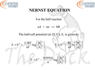 INSTRUMENTAL ANALYSIS (Electrochemical processes )-1.ppt