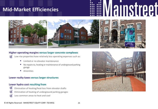 MEQ Mainstreet Equity Corp Q2 2024 Investor Presentation | PDF