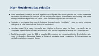 Mer modelo entidad relación | PPTX