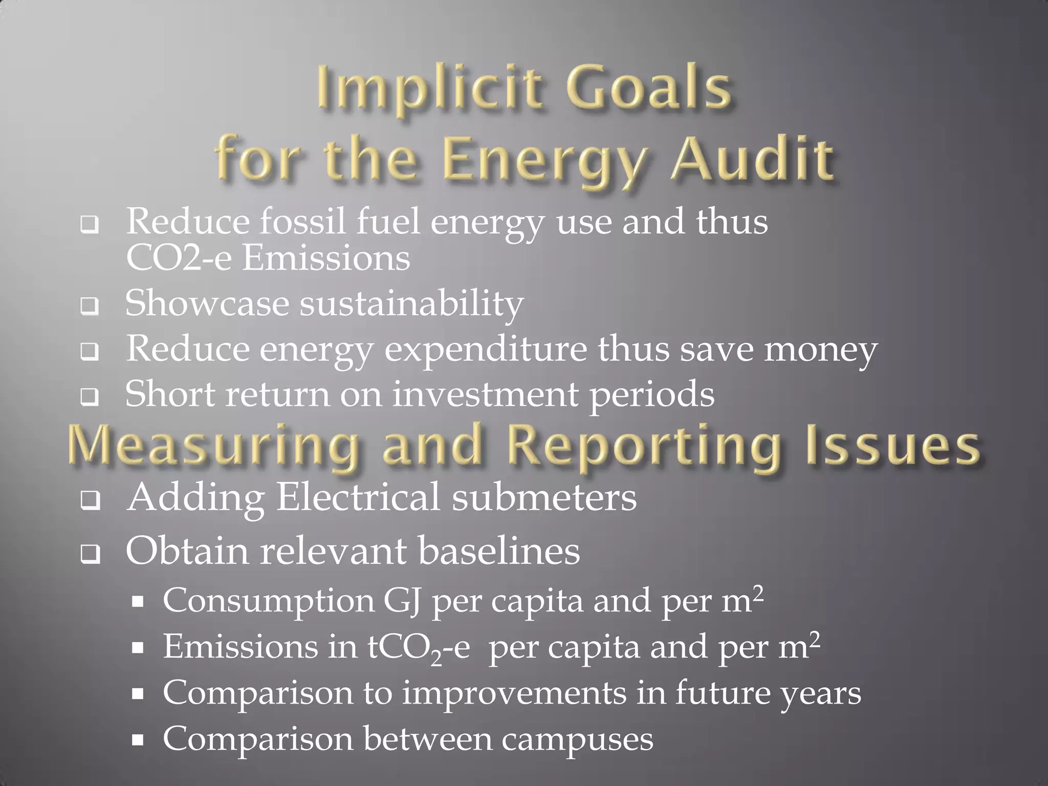 Ryde College Energy Audit - Cost Benefit Analysis | PDF