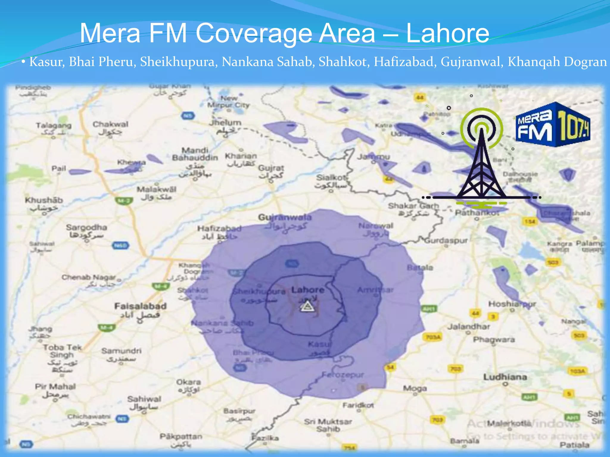 Mera FM 107.4 Radio Coverage Area.ppsx