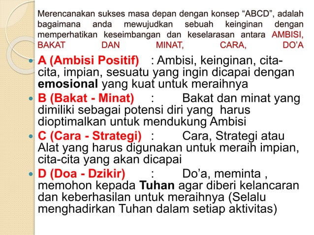 Penerapan adab dalam Meraih sukses dengan konsep ABCD.pptx