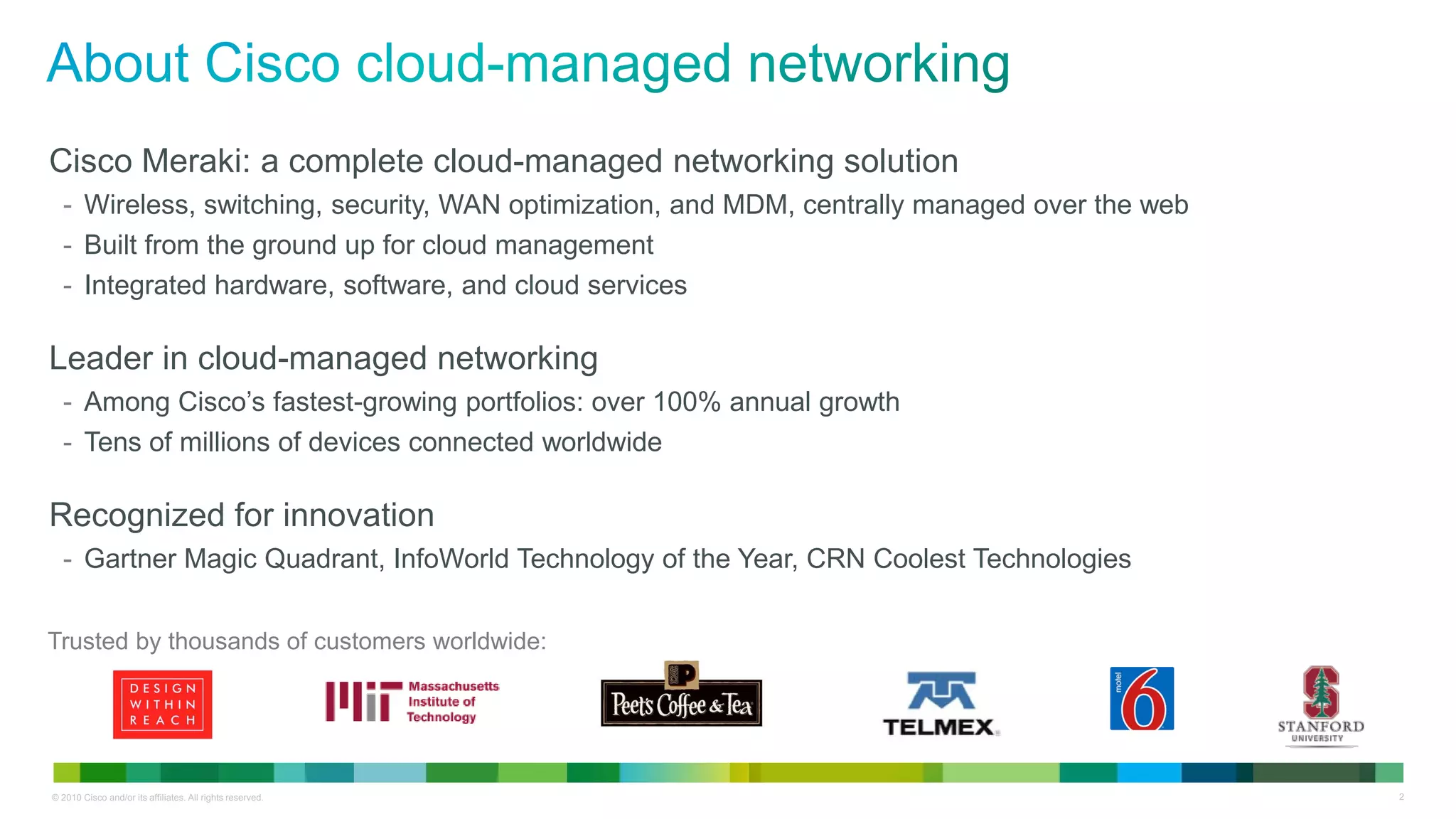 Cisco Meraki Overview | PDF