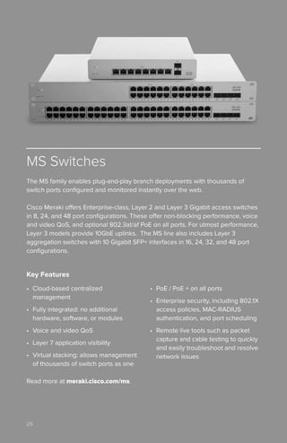 Cisco Meraki Portfolio Guide | PDF