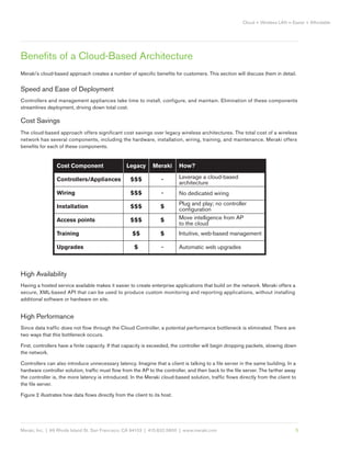 Meraki Cloud Wireless Lan | PDF