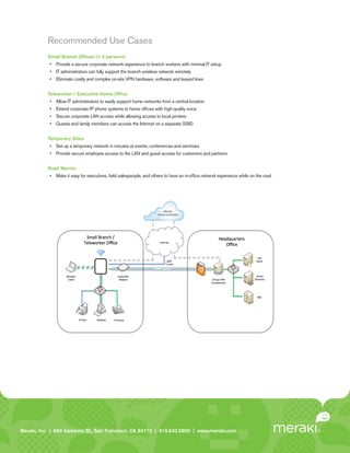 Meraki Datasheet VPN | PDF