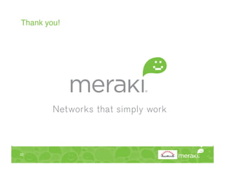 Meraki Solution Overview | PDF
