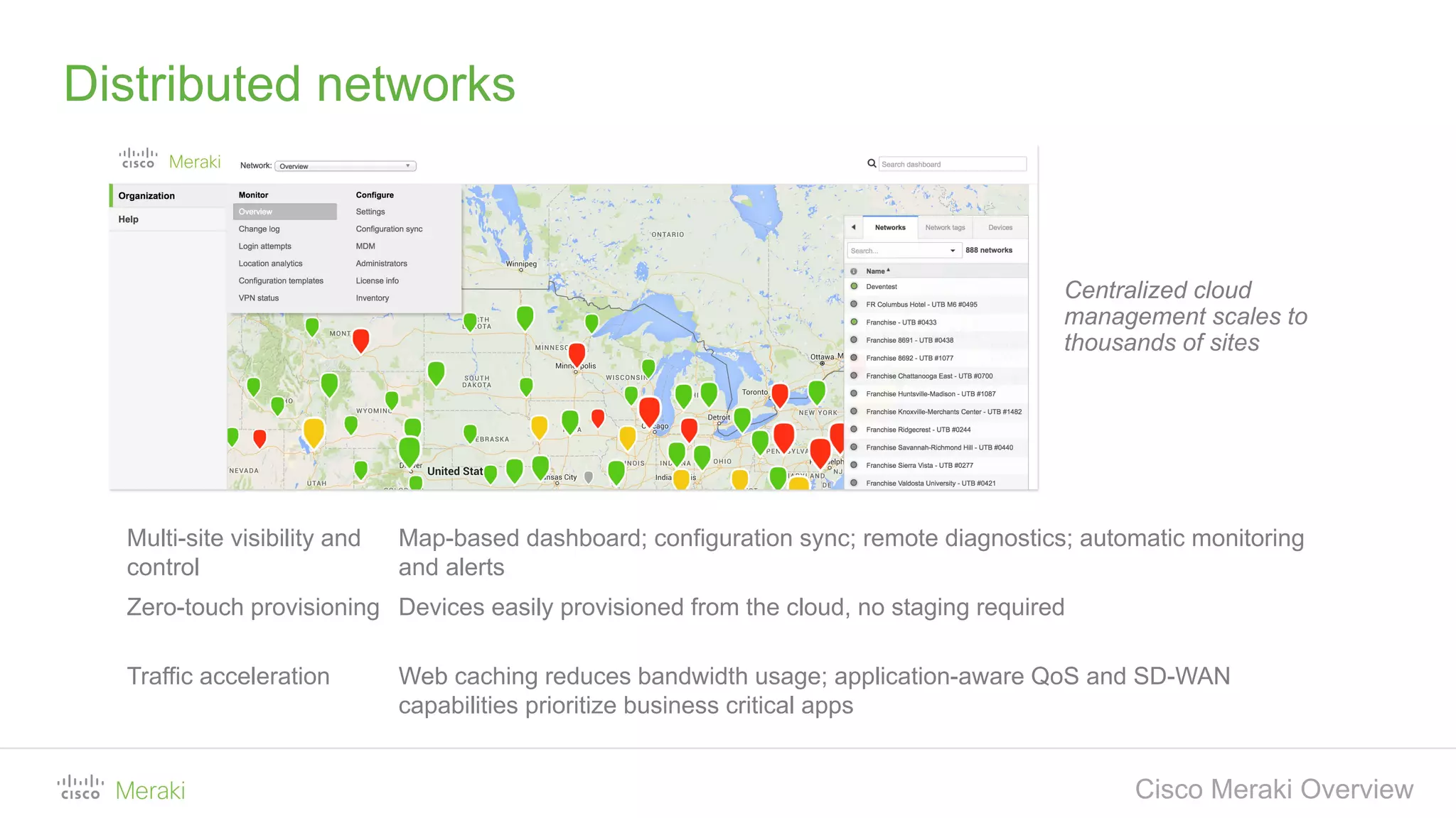 Meraki overview sales deck inside sales | PDF