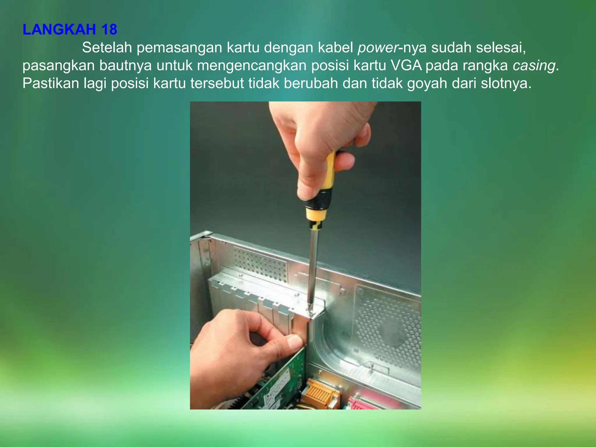 Panduan cara merakit komputer dengan cepat dan mudah | PPT