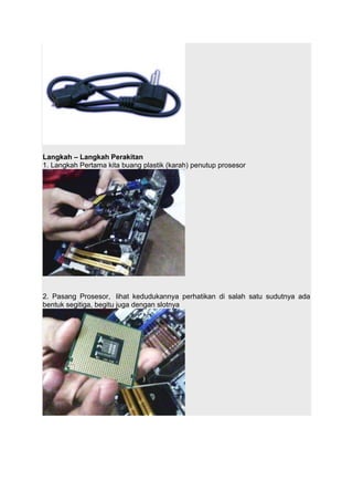 Merakit pc sendiri | DOCX