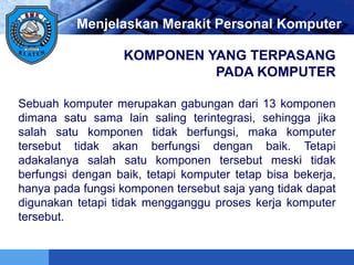 Merakit personal komputer | PPT