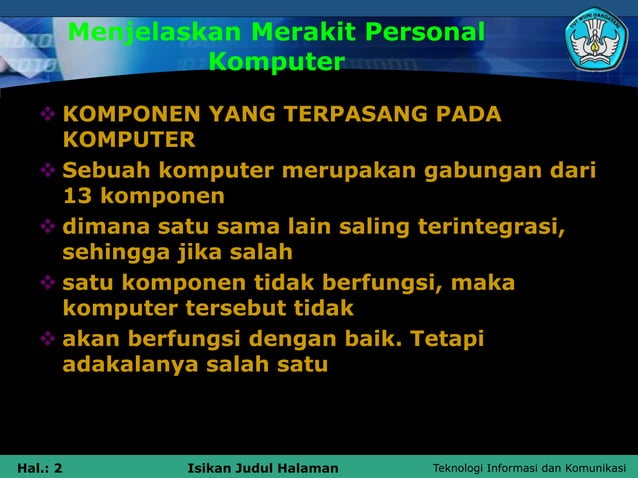 merakit personal komputer 1.ppt
