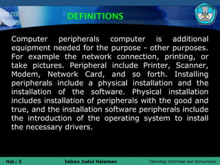 Merakit personal komputer 2 english version | PPT