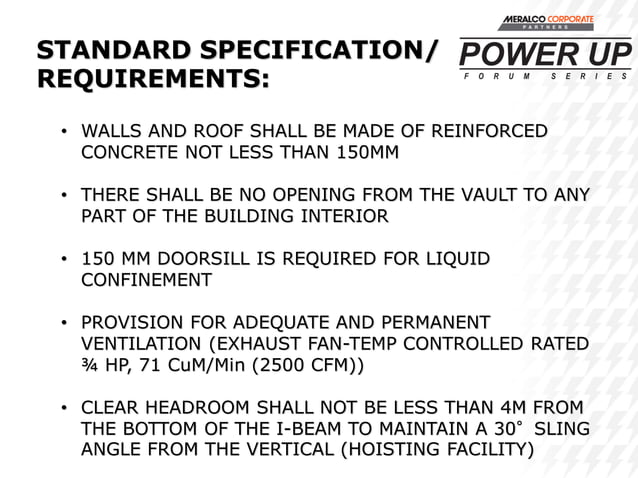 meralco-standards. Electrical design standards containing single line ...