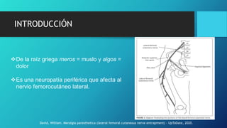 Meralgia parestésica | PPTX