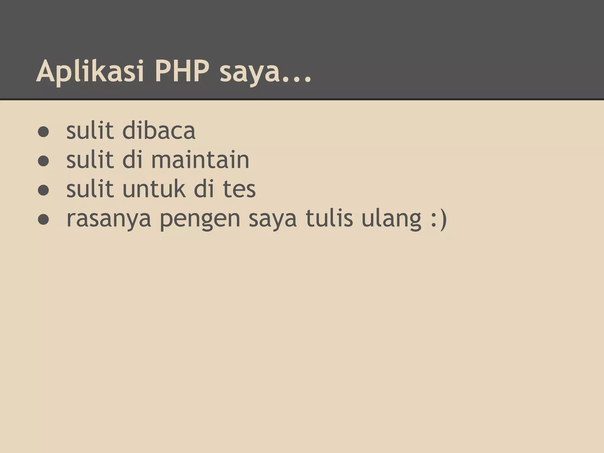 Merancang aplikasi web menggunakan php | PPT