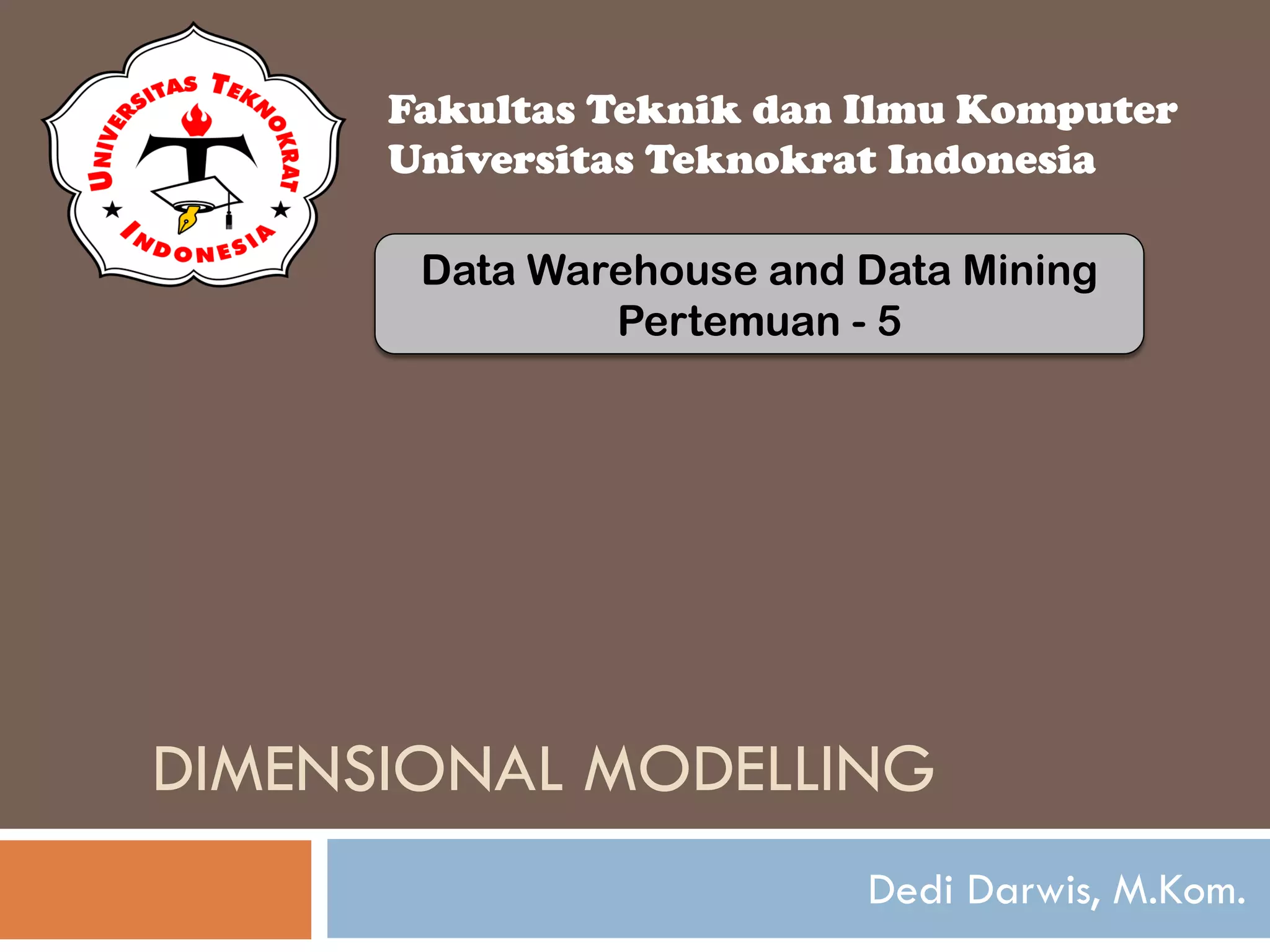Dimensional Modelling | PDF