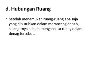 Merancang Denah Rumah Tinggal Sederhana! | PPTX