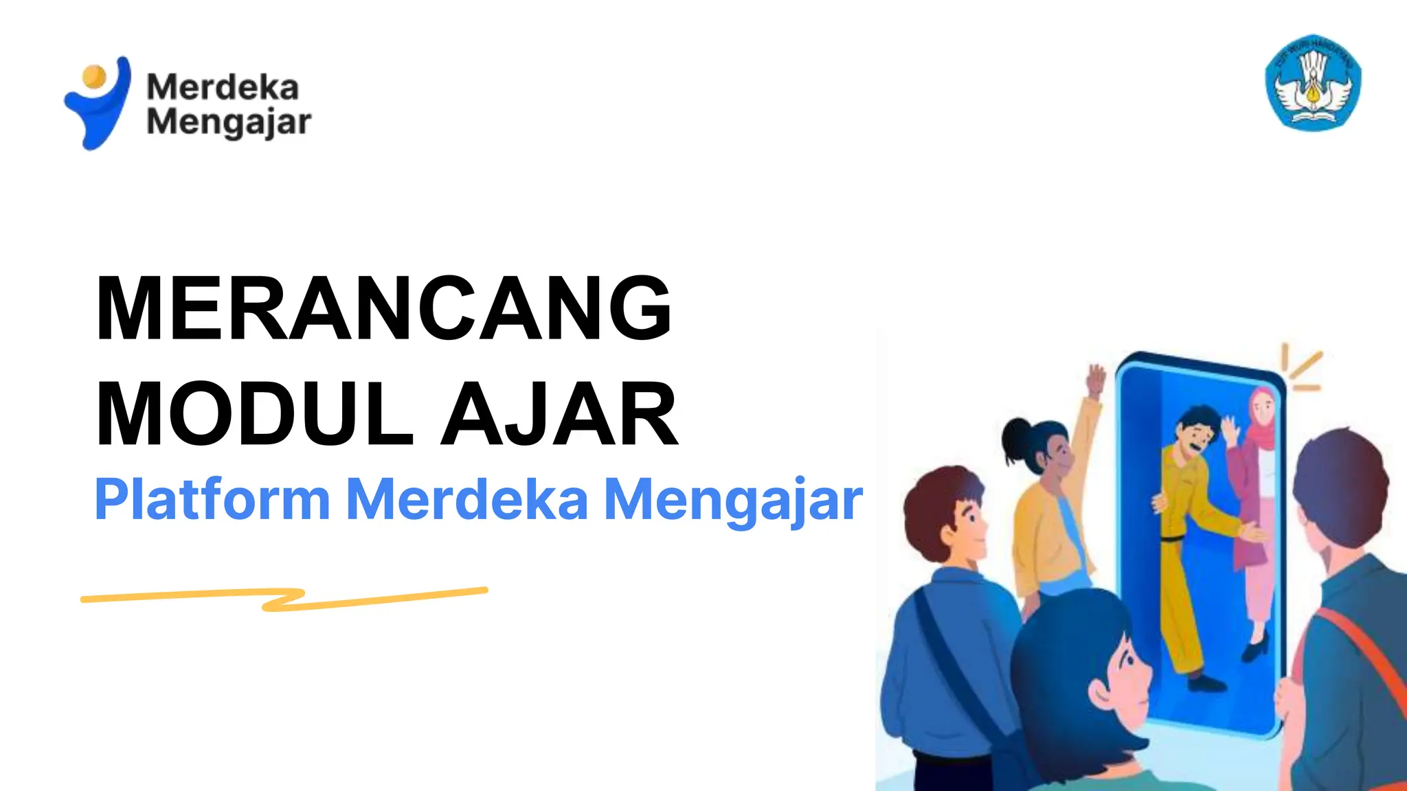 Power Point ini Sebagai Panguan dalam menyusun Modul Ajar | PPT
