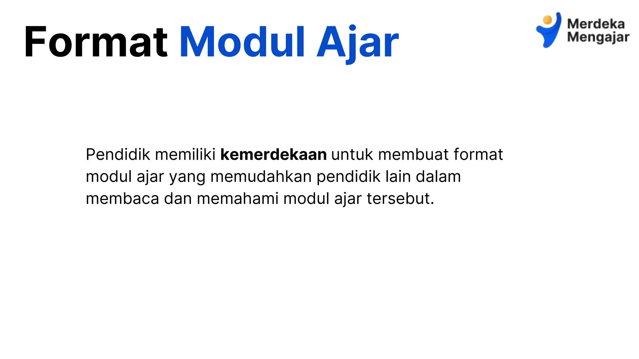 Power Point ini Sebagai Panguan dalam menyusun Modul Ajar | PPT