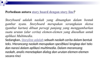 Merancang naskah pembelajaran dengan storyboard | PPTX