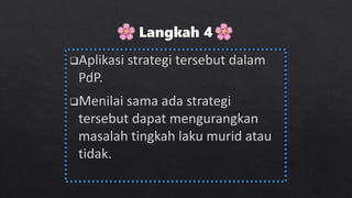 Merancang program pengurusan tingkah laku | PPT