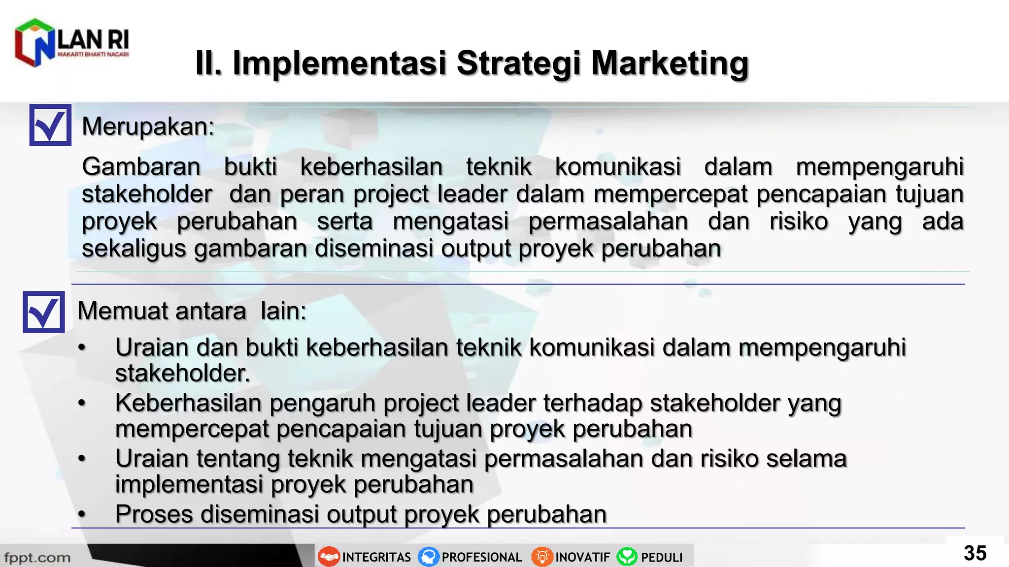 Merancang proyek perubahan pkn2 juli-2020 | PPTX