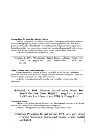 Merangkum dan mengutip dalam penulisan karya ilmiah transparansi | DOC