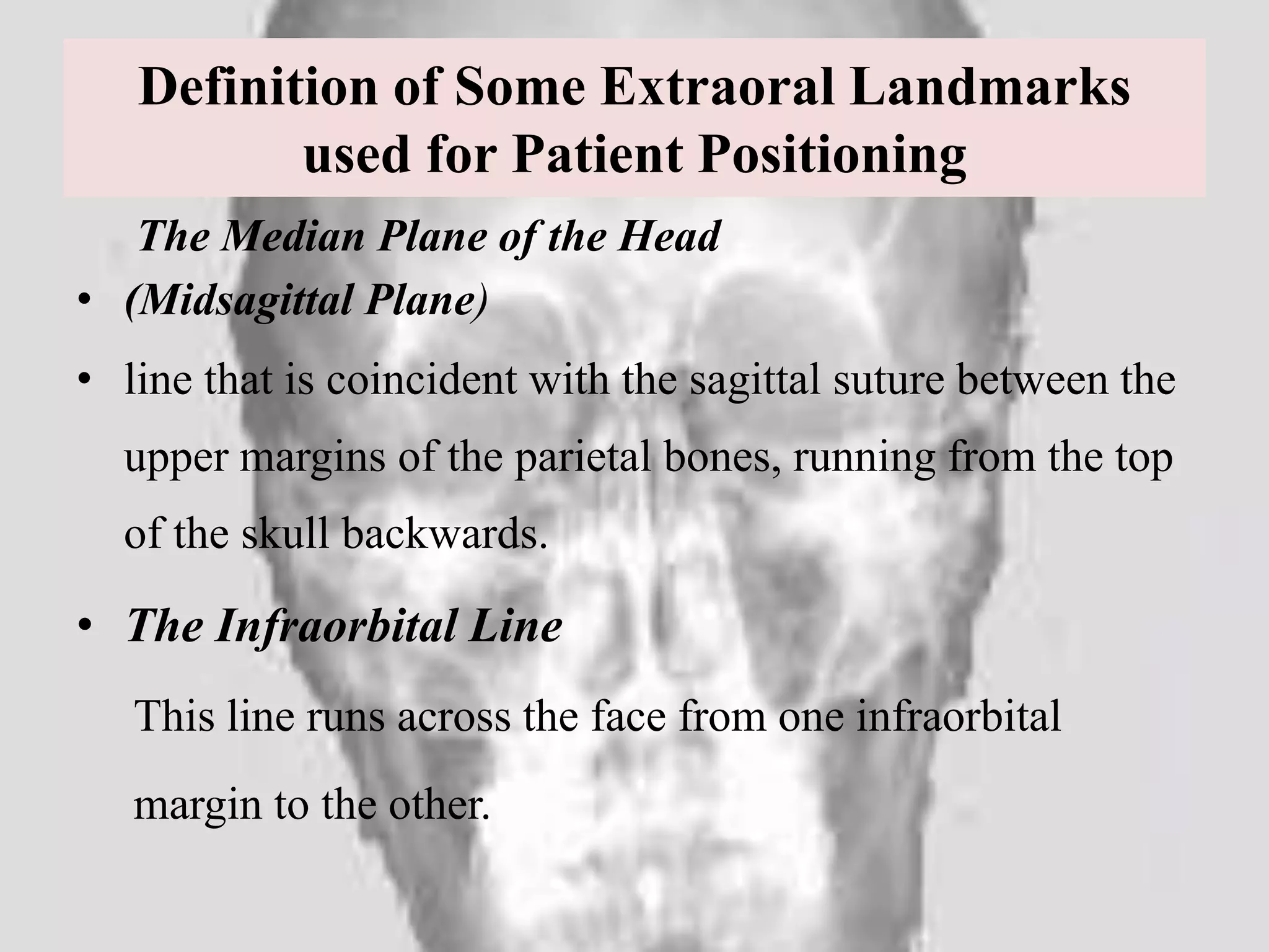 landmarks and interpretation in extraoral radiography | PPTX