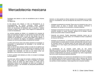 Mercadotecnia mexicana | PPTX