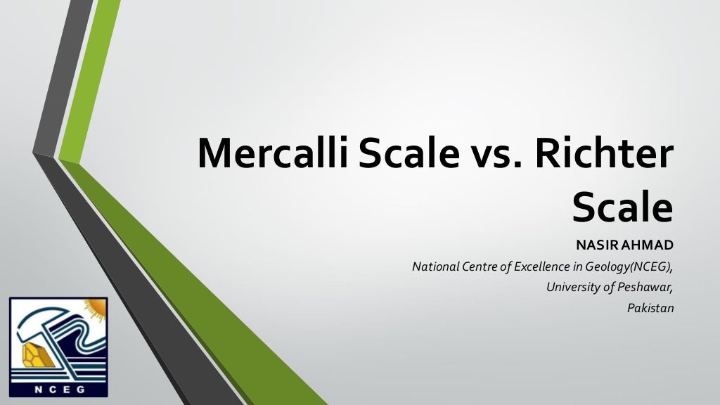 Earthquake Scales - Mercalli scale vs Richter scale